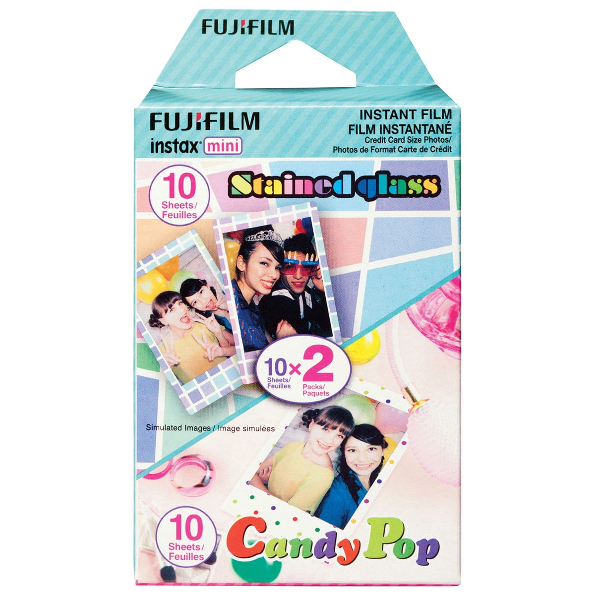 Fujifilm Instax Mini Film Pack (party Value Pack) - Walmart.com