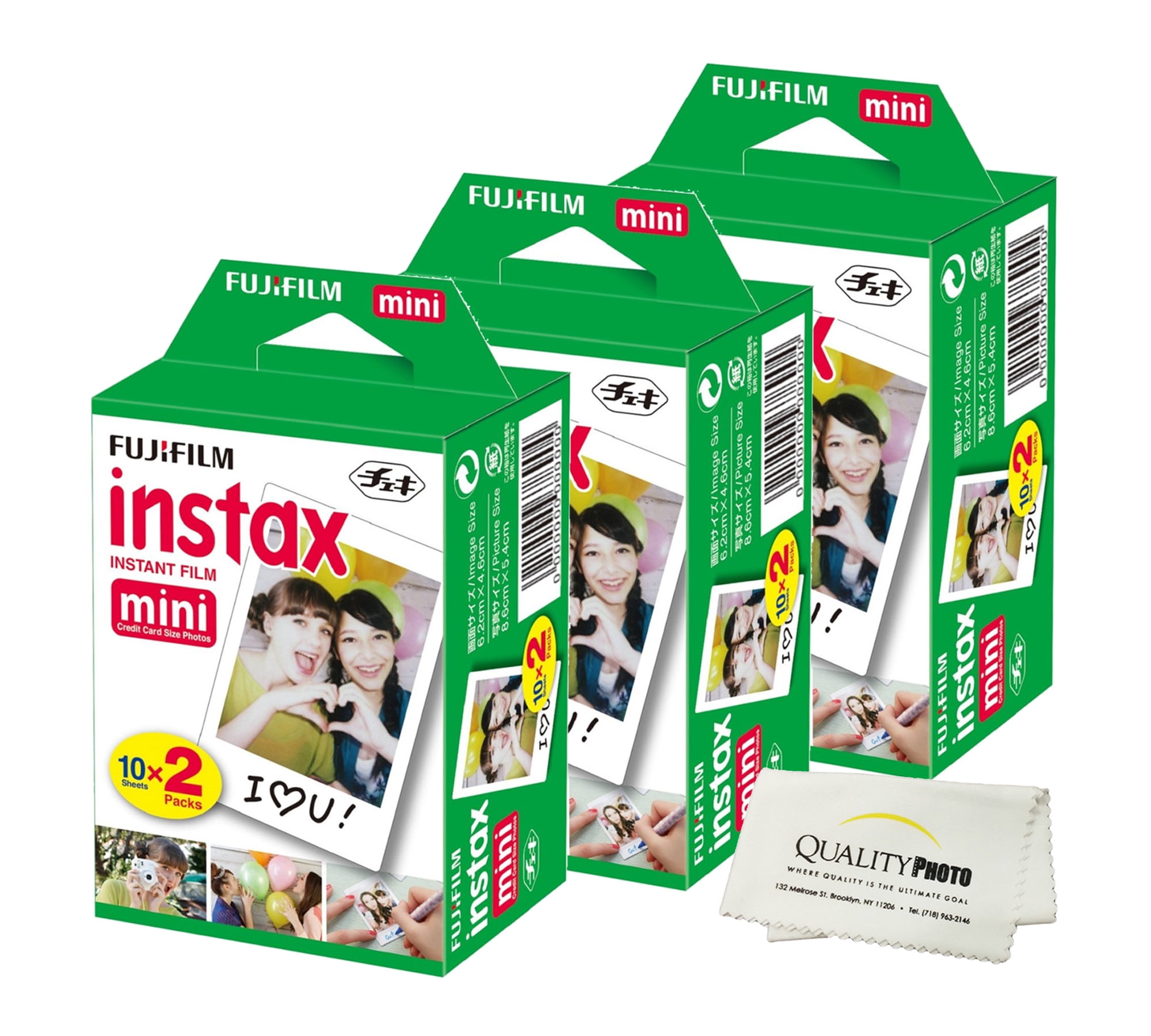 Fujifilm Instax Mini Instant Film, 6 Pack, 60 Sheets, Compatible with ...