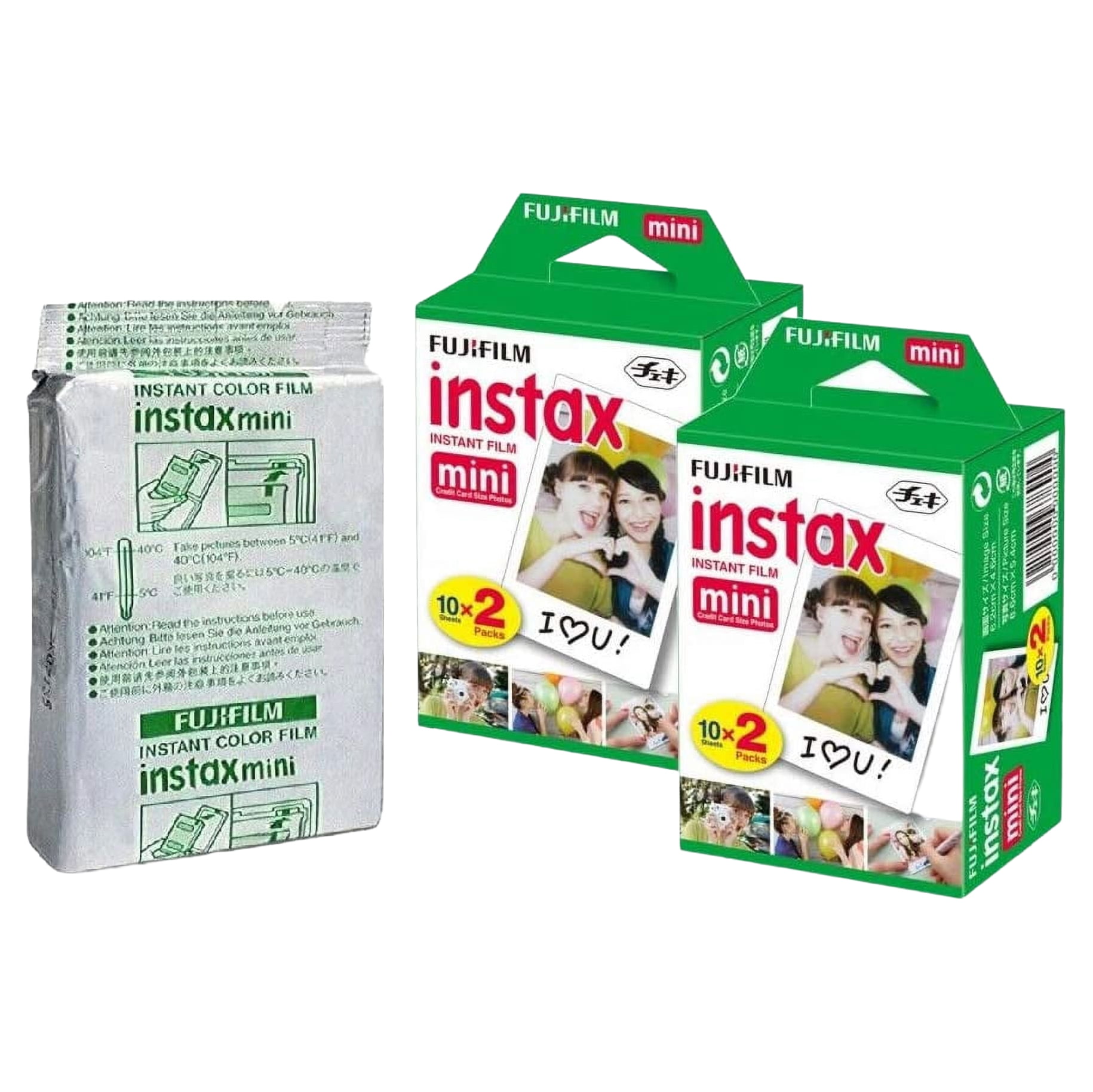 Fujifilm Instax Mini Instant Film, 50 Shoots Bulk Pack (10 Sheets×5 ...