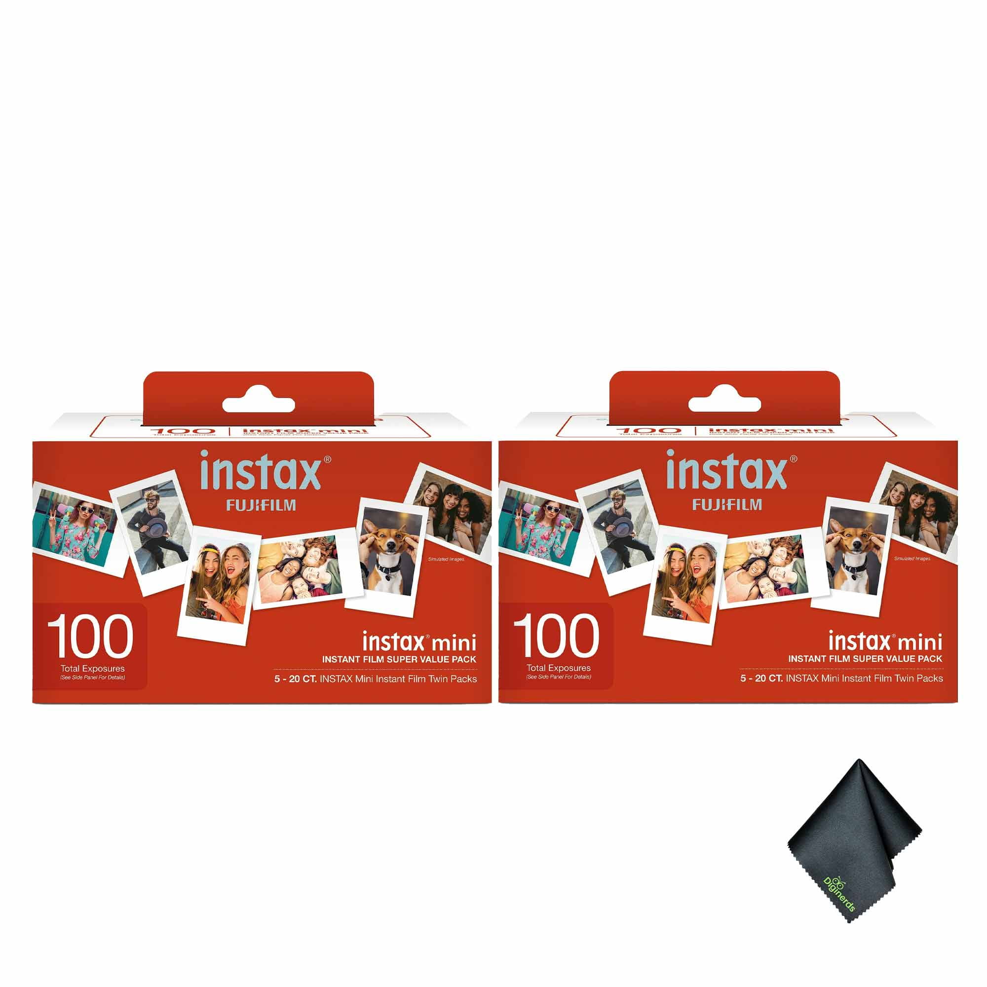 Fujifilm Instax Mini Instant Film- Super Value Pack- 200 Exposures ...