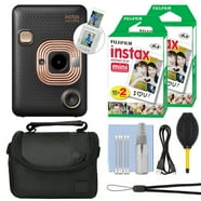 Fujifilm Instax Mini Evo Hybrid Instant Camera, Brown - Walmart.com