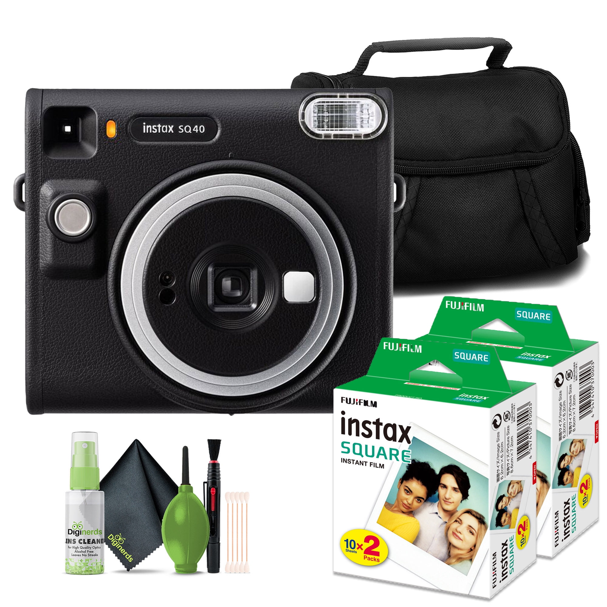 Fujifilm Instax Square SQ40 Instant Camera Set with Quick Snap, 2 Pack ...