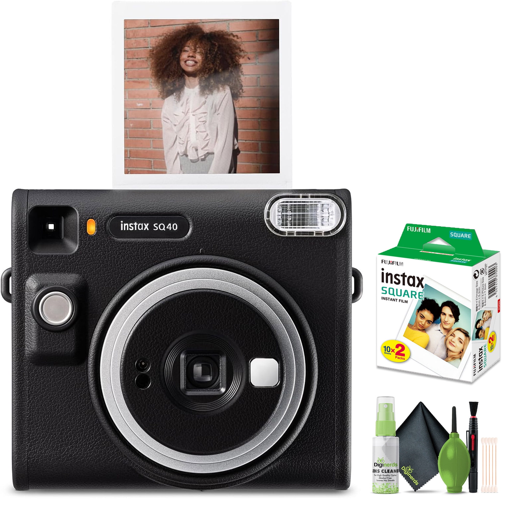 Fujifilm Instax Square SQ40 Analog Instant Film Camera Bundle With ...