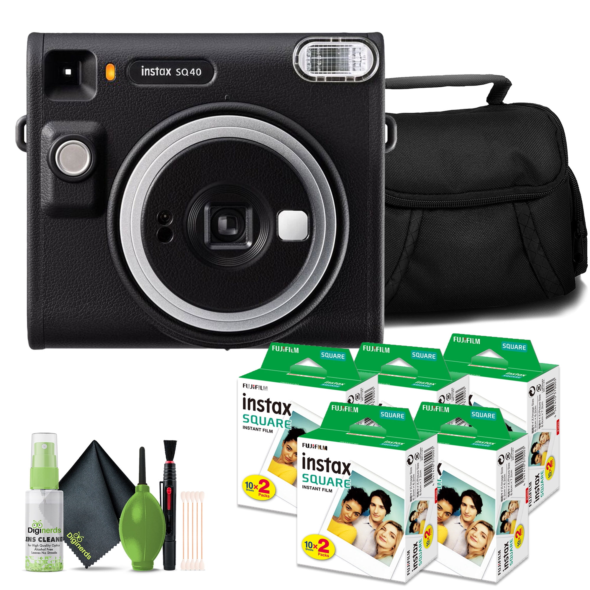 Fujifilm Instax Square SQ40 Analog Instant Film Camera Bundle With 5 ...