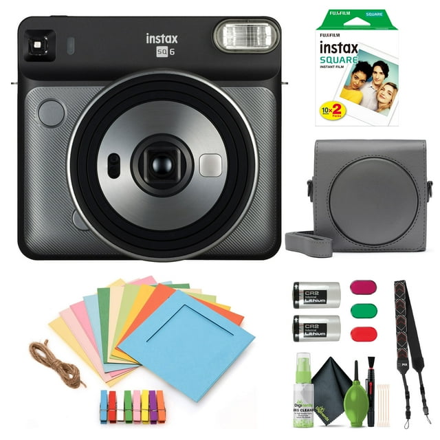 Fujifilm Instax Square SQ6 Instant Film Camera Bundle With Fuji-Film ...