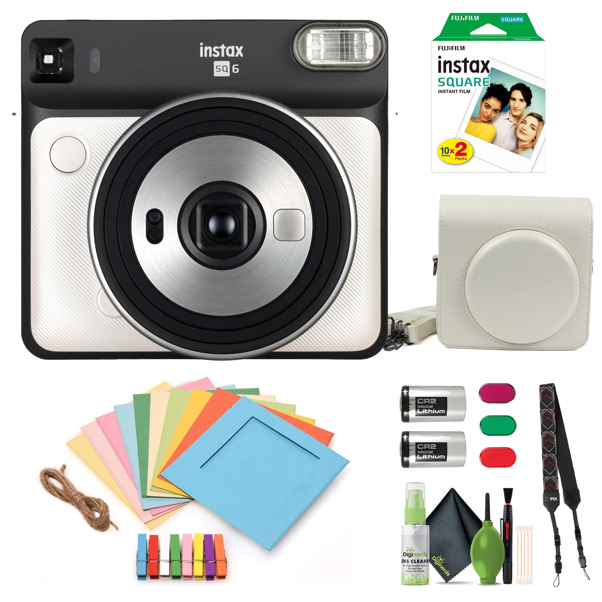 Fujifilm Instax Square SQ6 Instant Film Camera Bundle With Fuji-Film ...