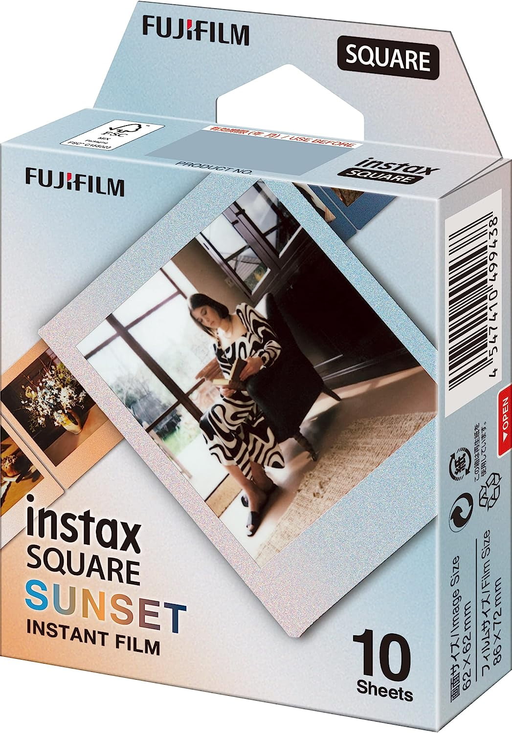 Fujifilm Instax Square Sunset Instant Film (10 Exposures) - Walmart.com