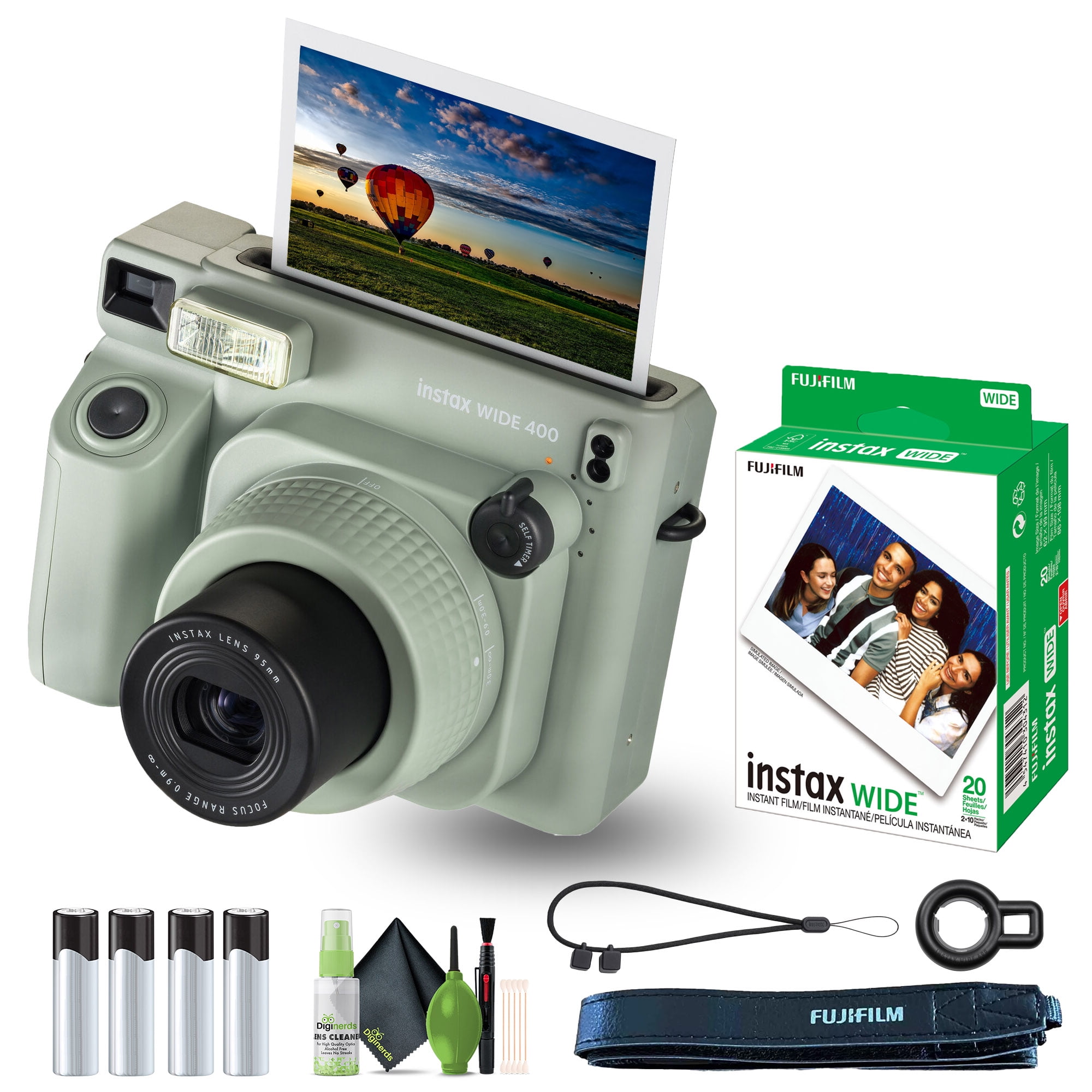 Fujifilm Instax Wide 400 Instant Film Camera Bundle with Fuji Instax ...