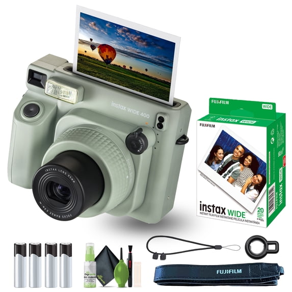 Fujifilm Instax Wide 400 Instant Film Camera Bundle with Fuji Instax ...
