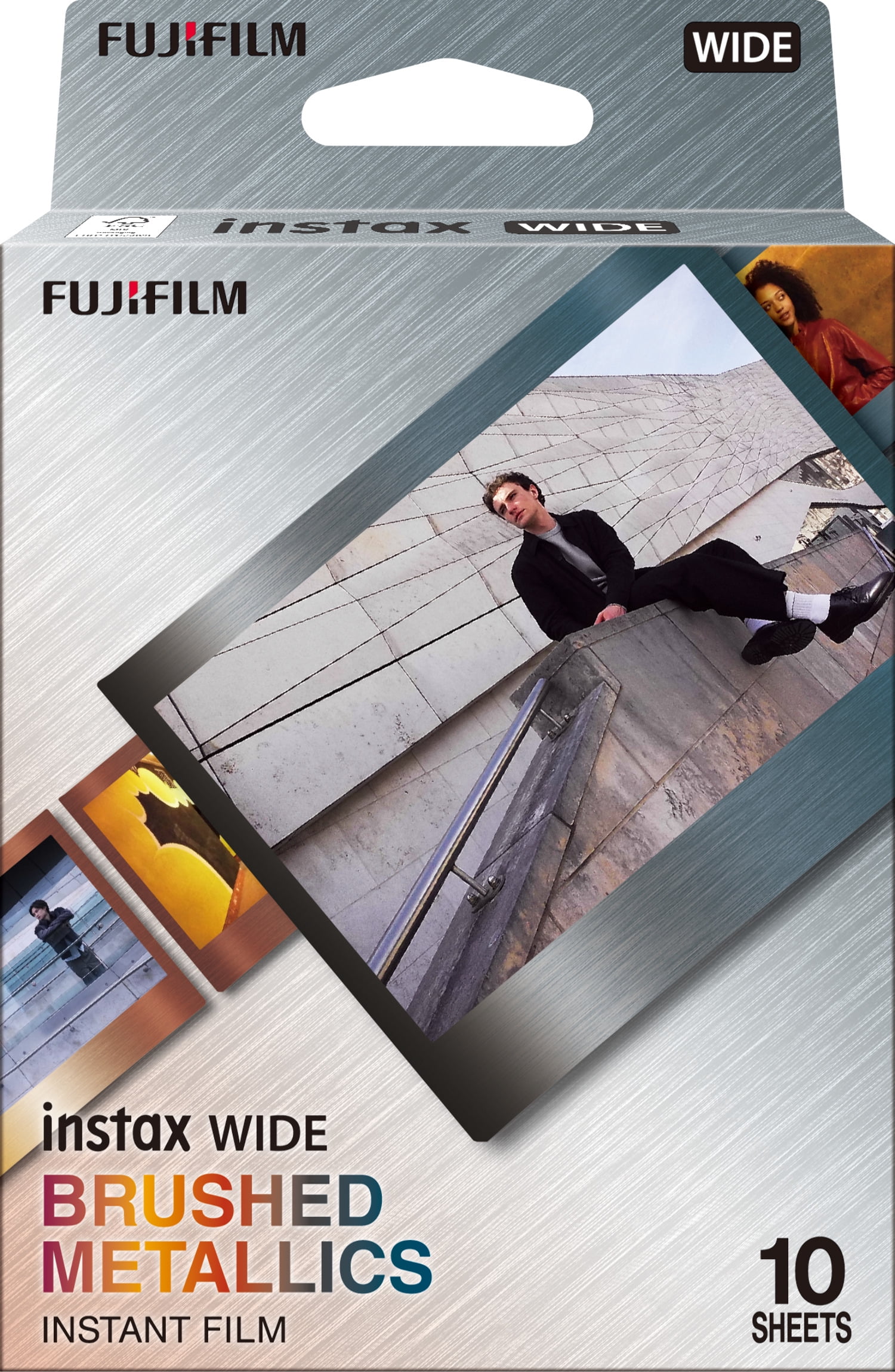 Fujifilm Instax Wide Brushed Metallics Instant Film Pack (10-pack ...