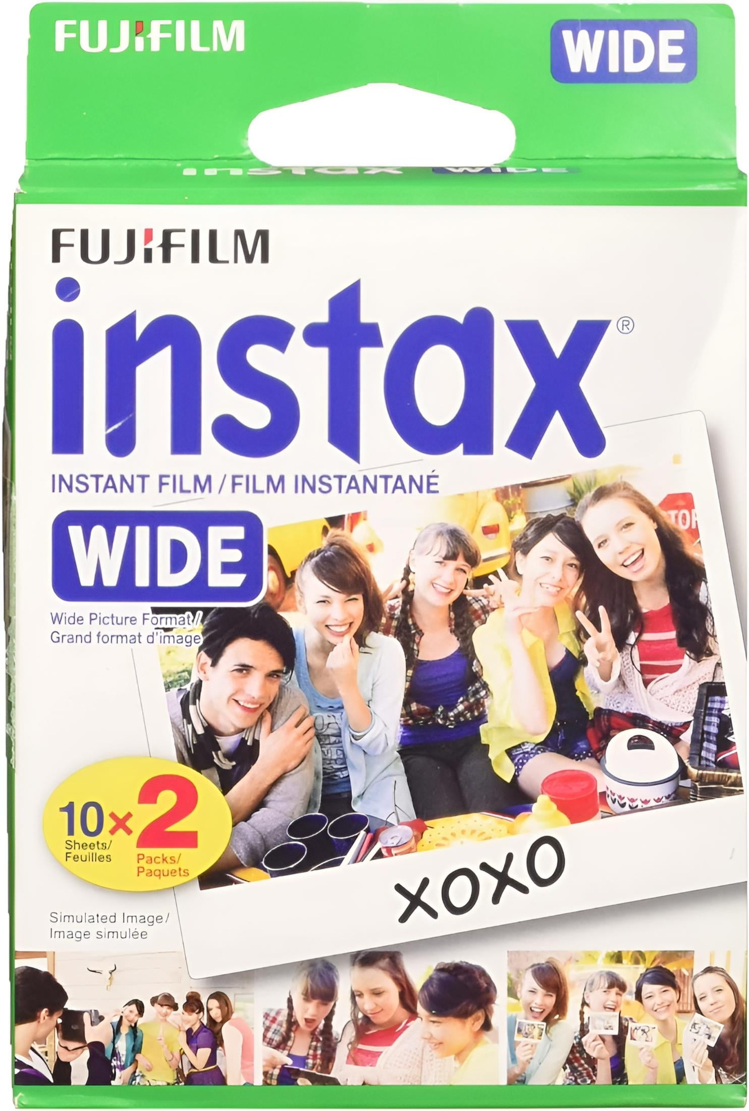 Bulk Fujifilm Instax Wide Instant Film 4 Packs, 40 Exposures Total ...