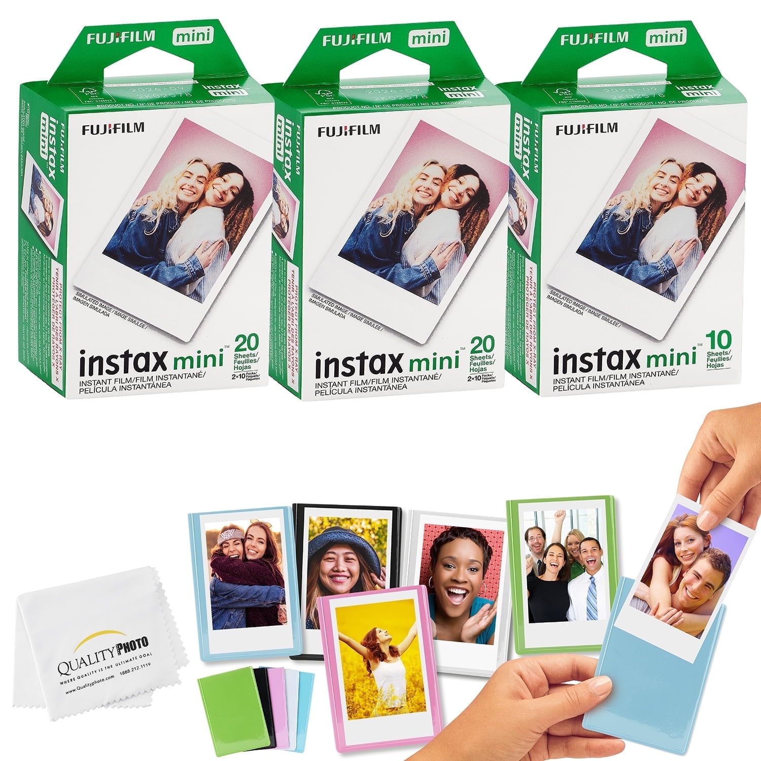 Fujifilm Mini Instax Films + Colored Magnet Photo Frames + Quality ...