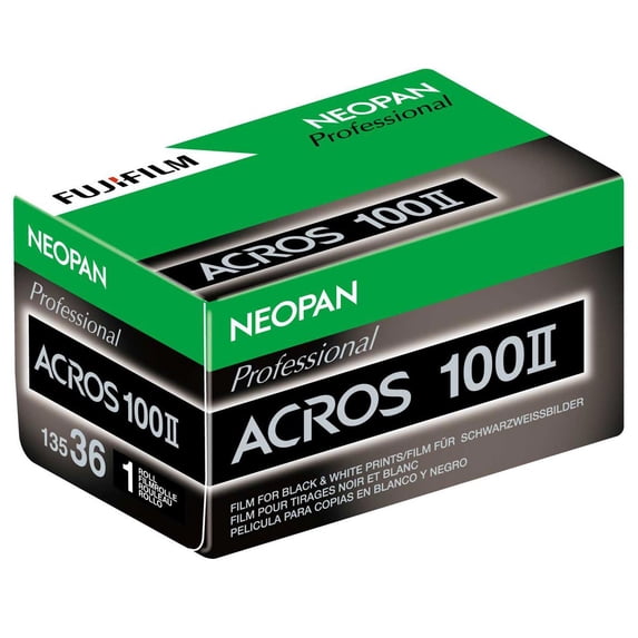 Fujifilm Neopan 100 Acros II Black and White Negative Film, ISO 100 ...