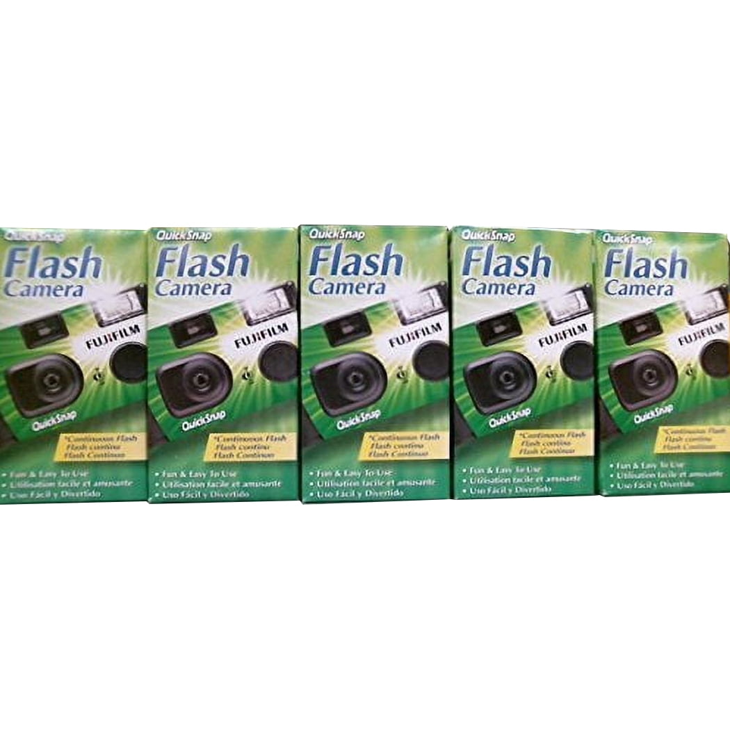 Fujifilm QuickSnap 400 Speed Single Use Camera with Flash (5-Pack ...