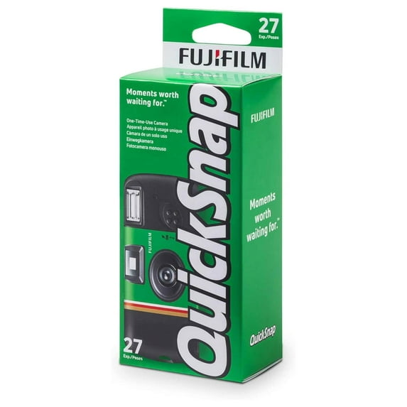 Fujifilm QuickSnap Flash 400 One-Time-Use Camera - 27 Exposures ...