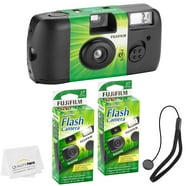 Fujifilm QuickSnap Flash 400 Disposable Single-Use 35mm Camera with ...
