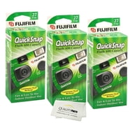 Fujifilm QuickSnap Flash 400 Disposable Single-Use 35mm Camera with ...