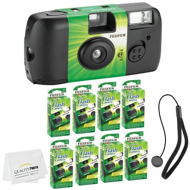 Fujifilm QuickSnap Flash 400 Disposable Single-Use 35mm Camera with ...