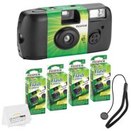 Fujifilm QuickSnap Flash 400 Disposable Single-Use 35mm Camera with ...