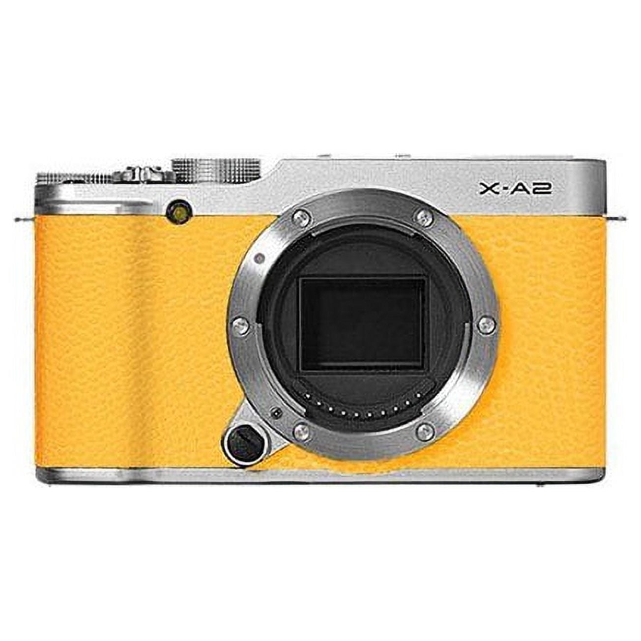 Fujifilm X-A2 Mirrorless Digital Camera (Yellow Body Only) - Walmart.com