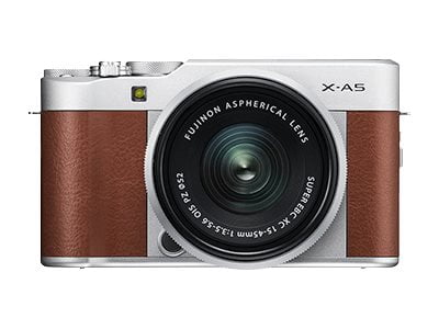 Fujifilm X-A5 Mirrorless Digital Camera with 15-45mm Lens (Brown ...