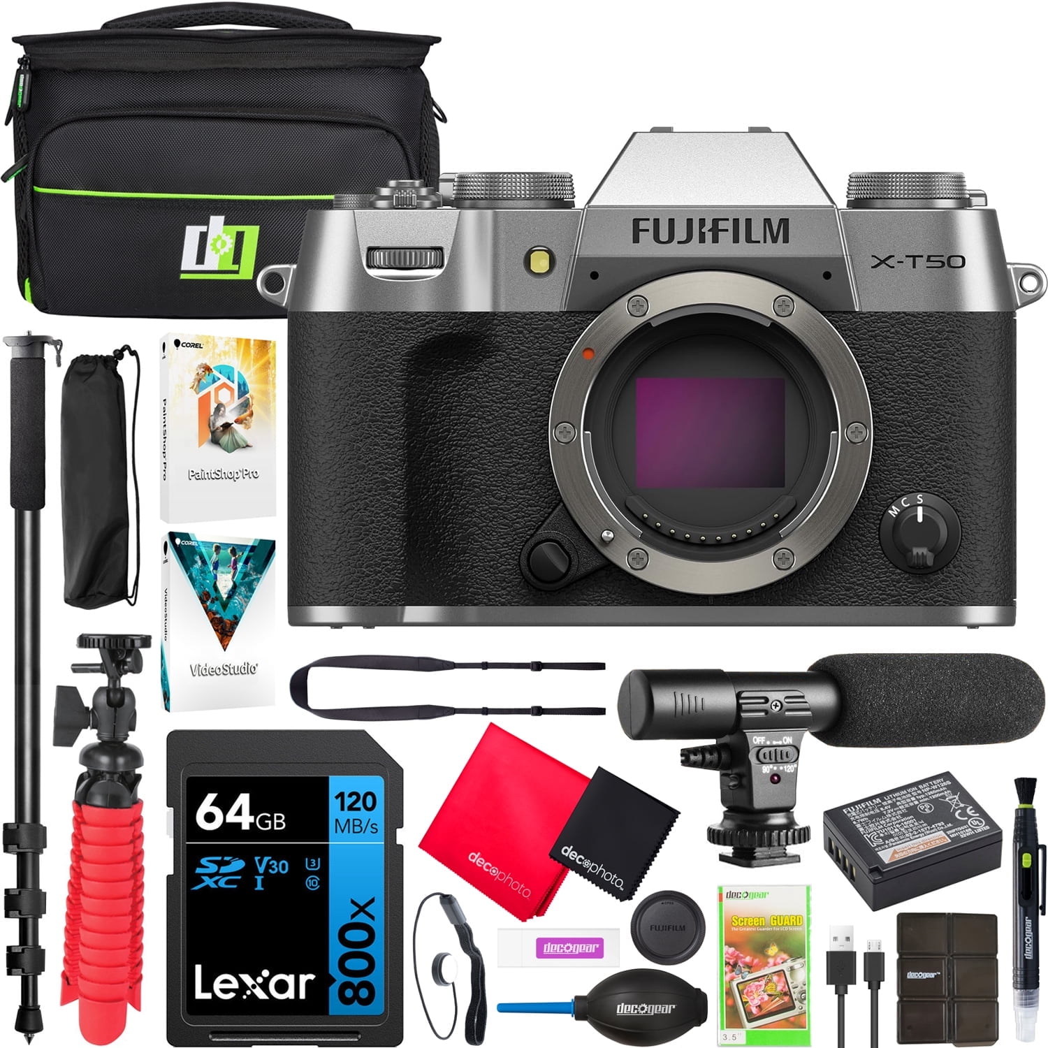 Fujifilm X-T50 Mirrorless Interchangeable Lens Digital Camera Body ...