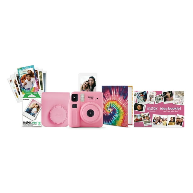 Fujifilm instax Mini SE Instant Camera Bundle, Pink - Walmart.com