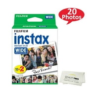 Fujifilm INSTAX Wide Instant Film 100 Pack - 100 SHEETS - White for ...
