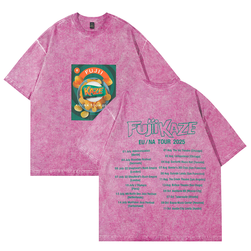 Fujii Kaze Europe and North America 2025 Tour Tee Merch Men Women ...