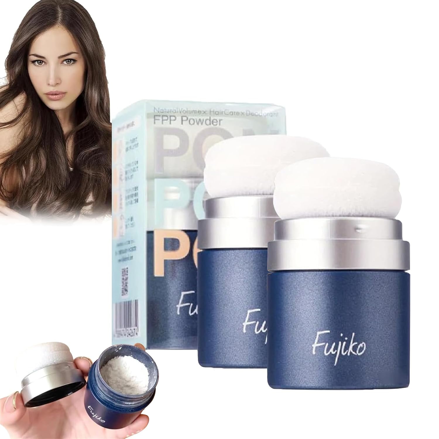 Fujiko, Fujiko Dry Shampoo, Fujiko Hair Powder, Fujiko Pon Pon Powder ...