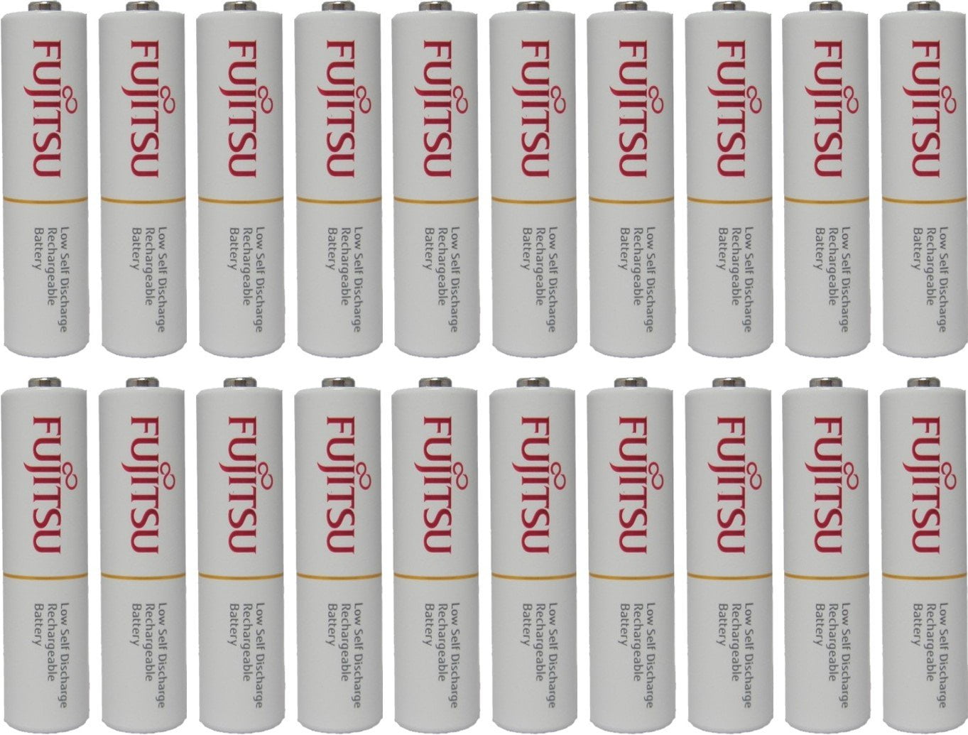 Fujitsu AAA Ready-to-use 2,100 times Rechargeable NiMH 1.2V 800mAh (Min ...