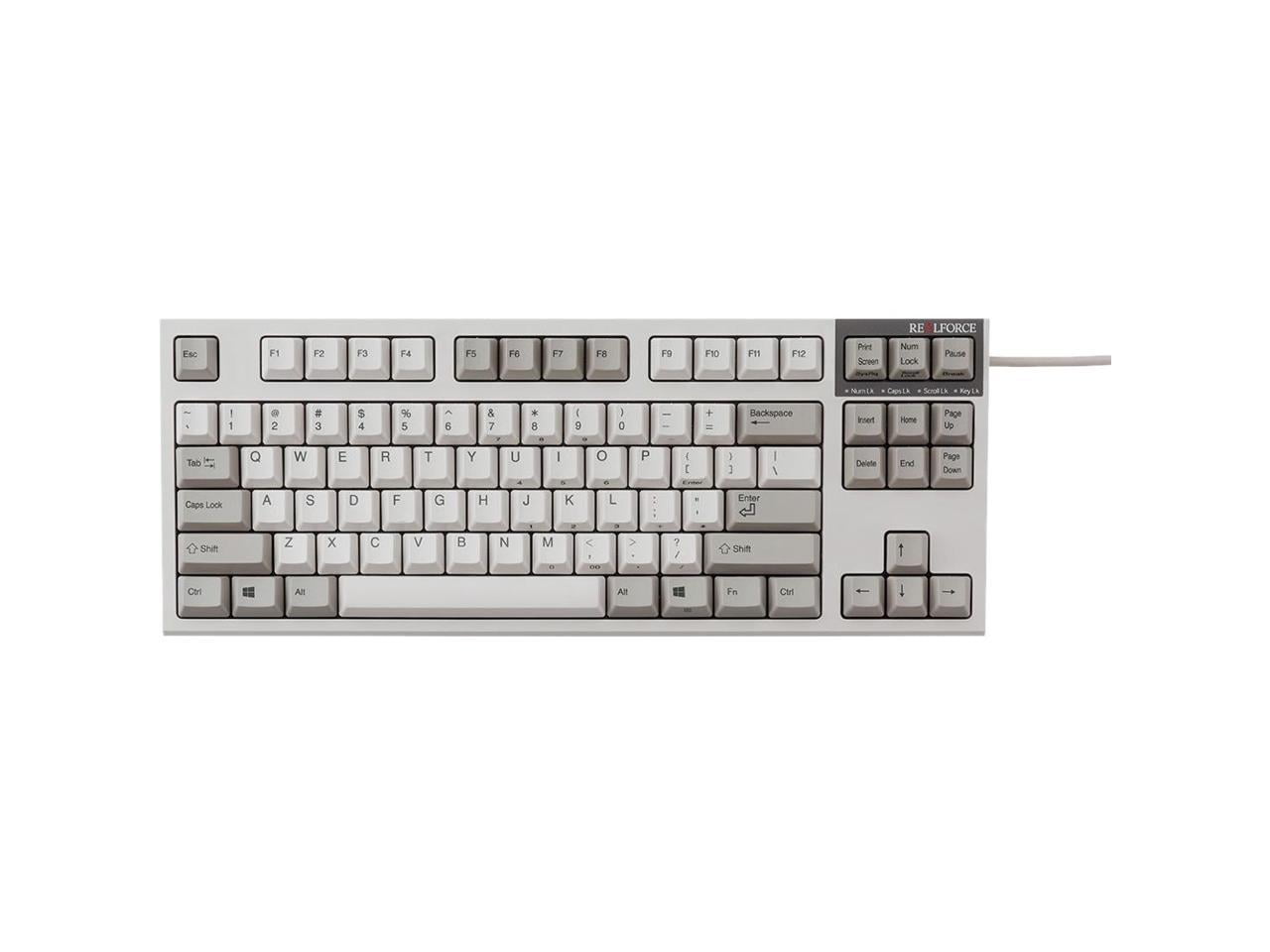 Fujitsu REALFORCE R2 Mid-Size Ivory Keyboard for Computer - Walmart.com