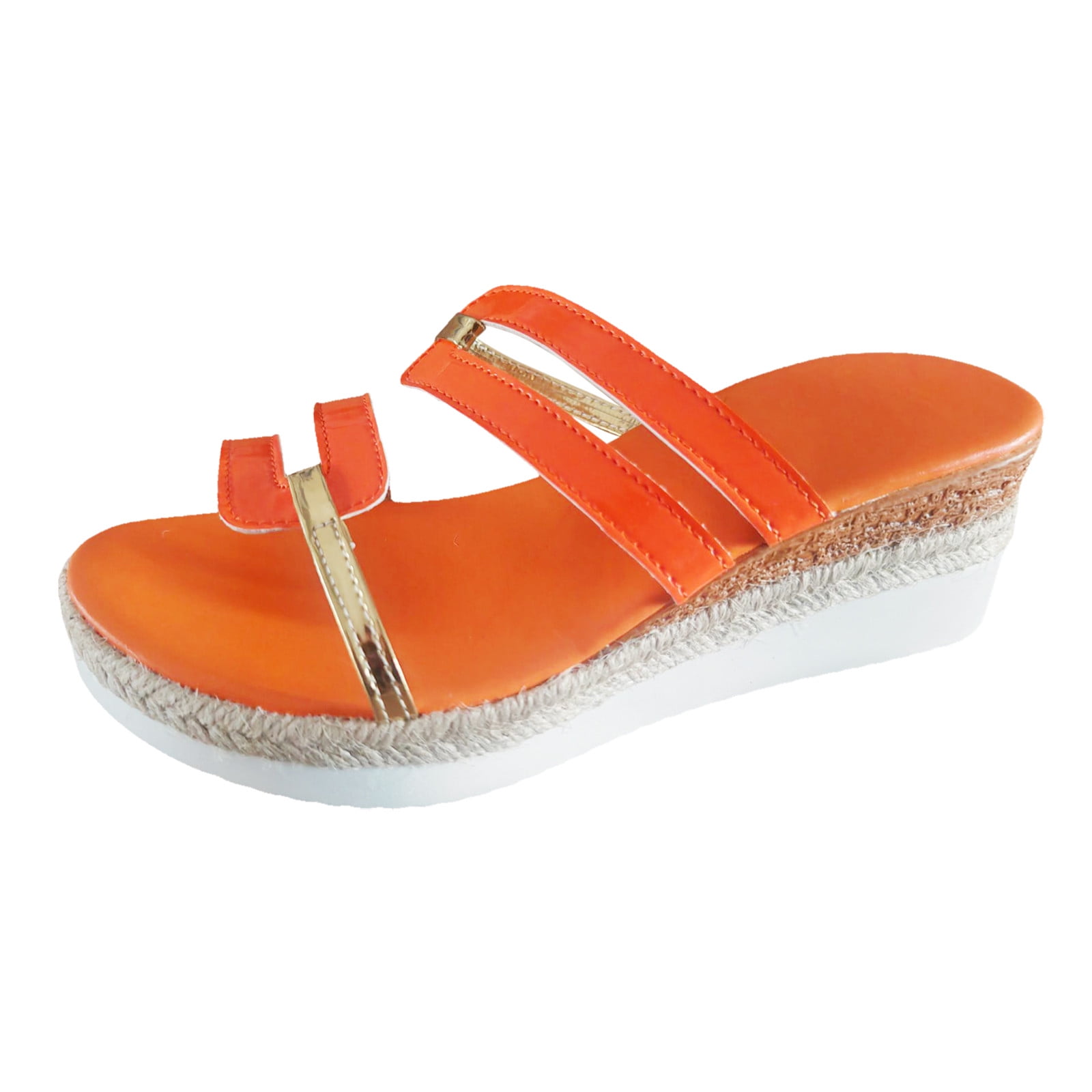 Fukaraa Color Block Summer Sandals Ladies - Soft Leather Woven Straw ...