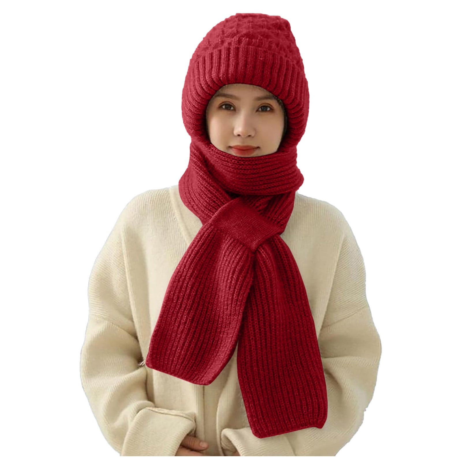 Fukaraa Durable and Soft Winter Scarves for Men and Women – Thick ...