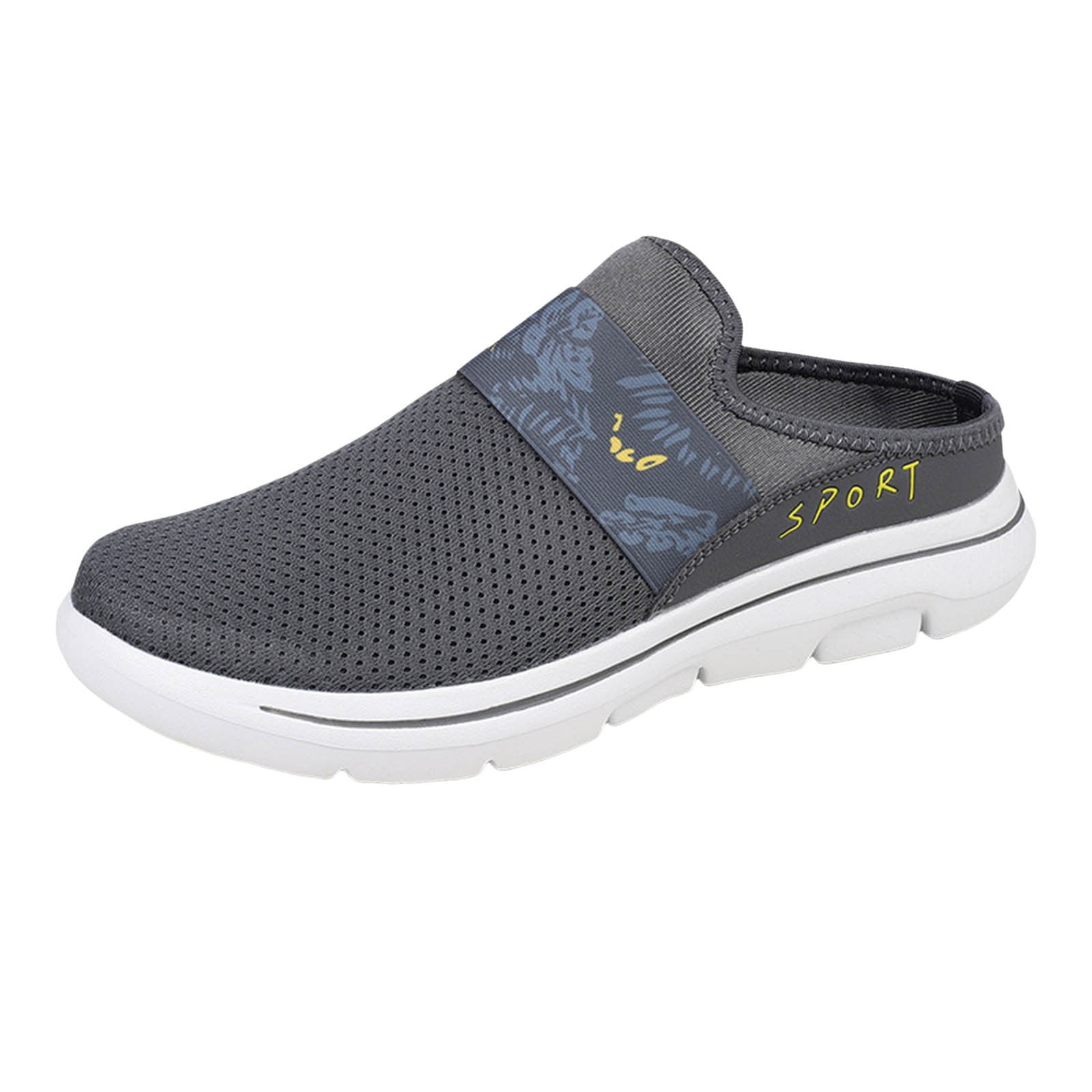 Fukaraa Men's Zero Drop Athletic Sandals Lightweight Non-Slip Arch ...