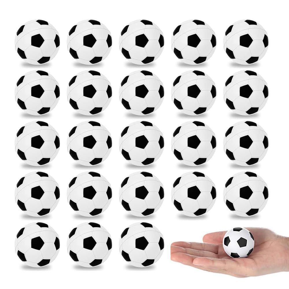 Fulanfudi 24 PCS SSF20 Cupcake Toppers Foam Stress Ball Ball Cupcake ...