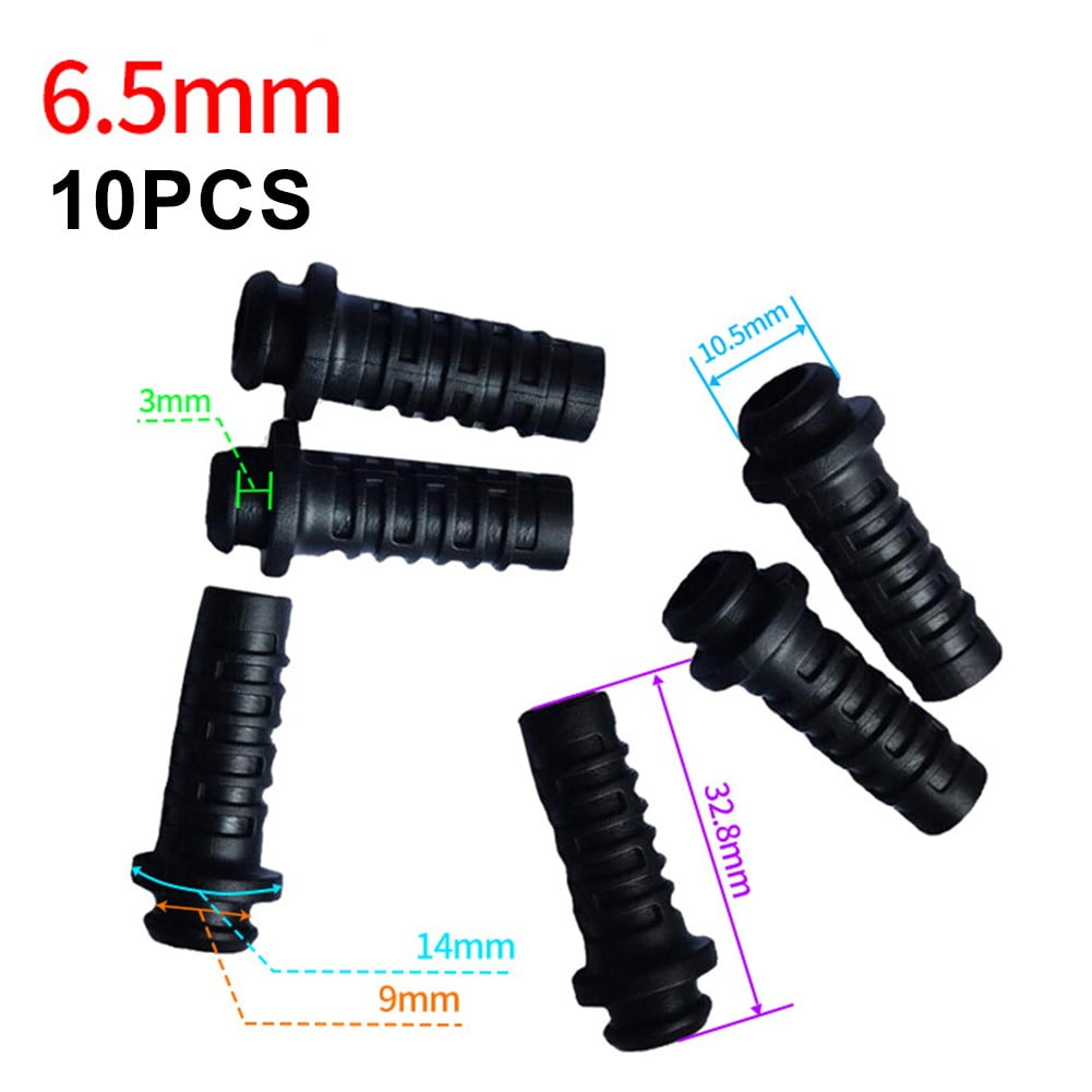 Fule 10pc PVC cable gland connector rubber boot protector sleeve mobile ...