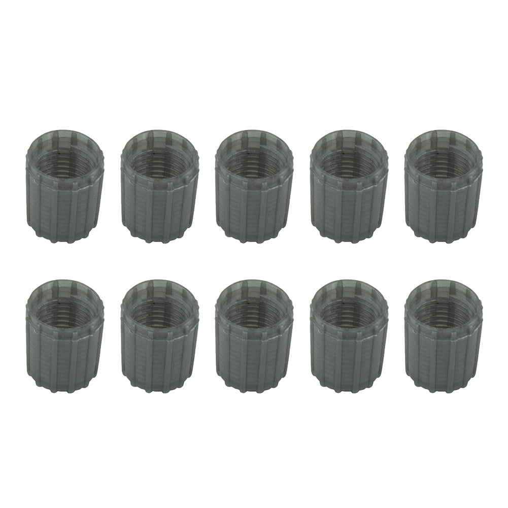 Fule 10pcs Gray TPMS Service Kit Tire Valve Stem Caps with Gasket ...