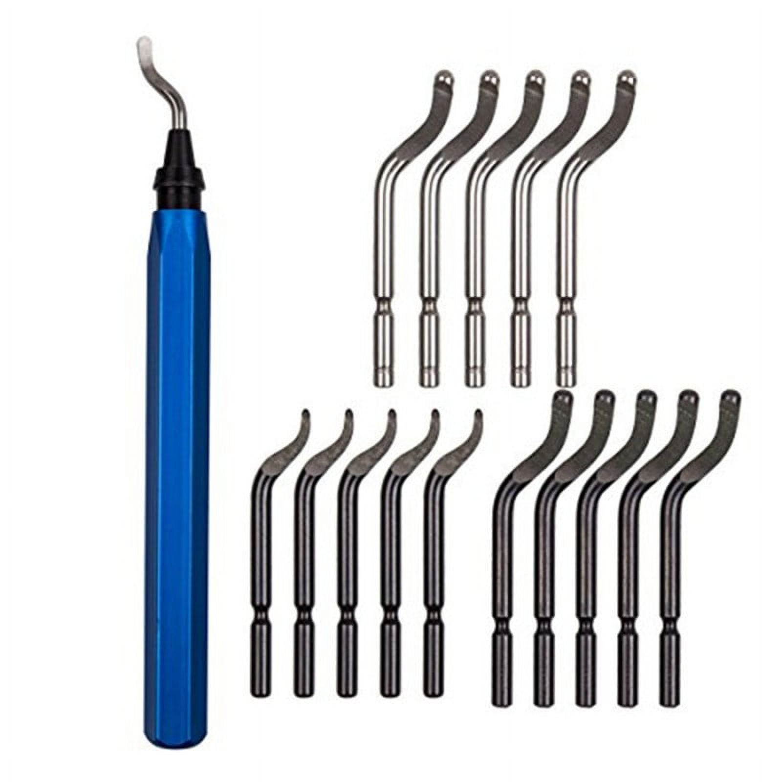 Fule 15pcs Rotary Deburr Blades Set Metal Deburring Tool Kit for Wood ...