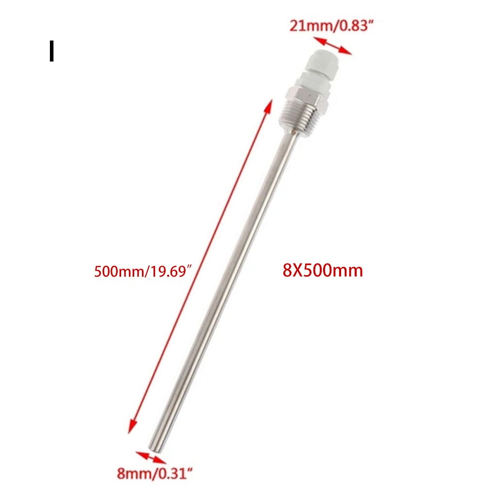 Fule 1PC 50-500mm Temperature Sensor Shell Blind Tube Stainless Steel ...