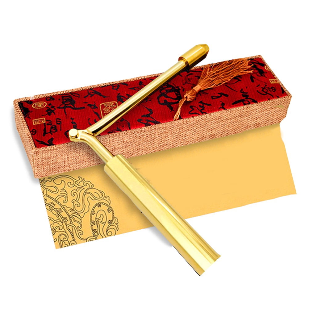 Fule 1X Pure Copper Folding Vein Detection Rod Feng Shui Detection Rod ...