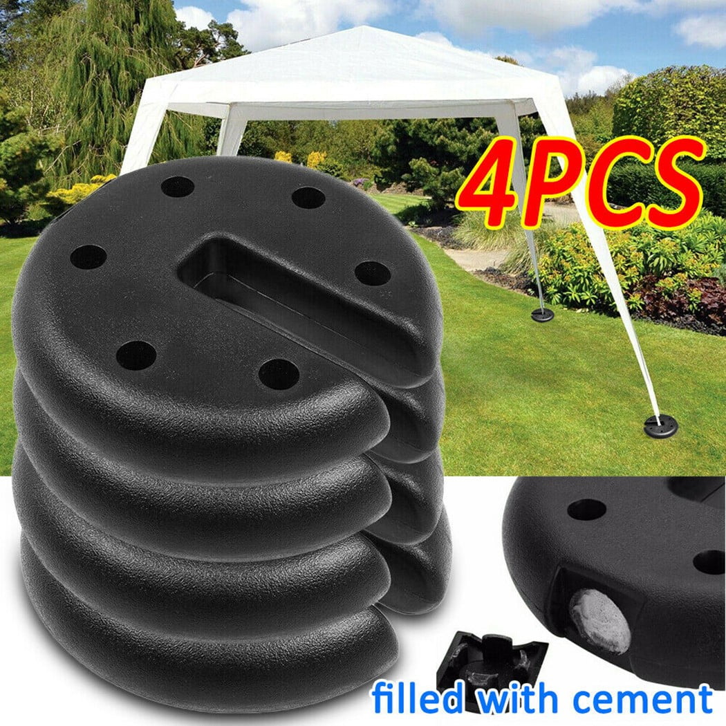 Fule 2.5 kg Black Sand Bags Outdoor Canopy Weights, Waterproof (4 pack ...