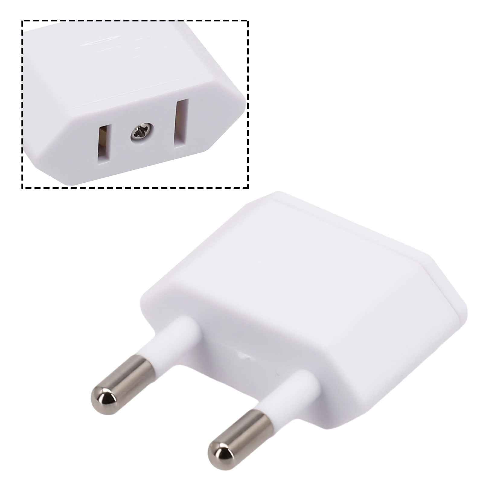Fule 2 Colors EU Adapter Travel Converter Adapter America To EU ...