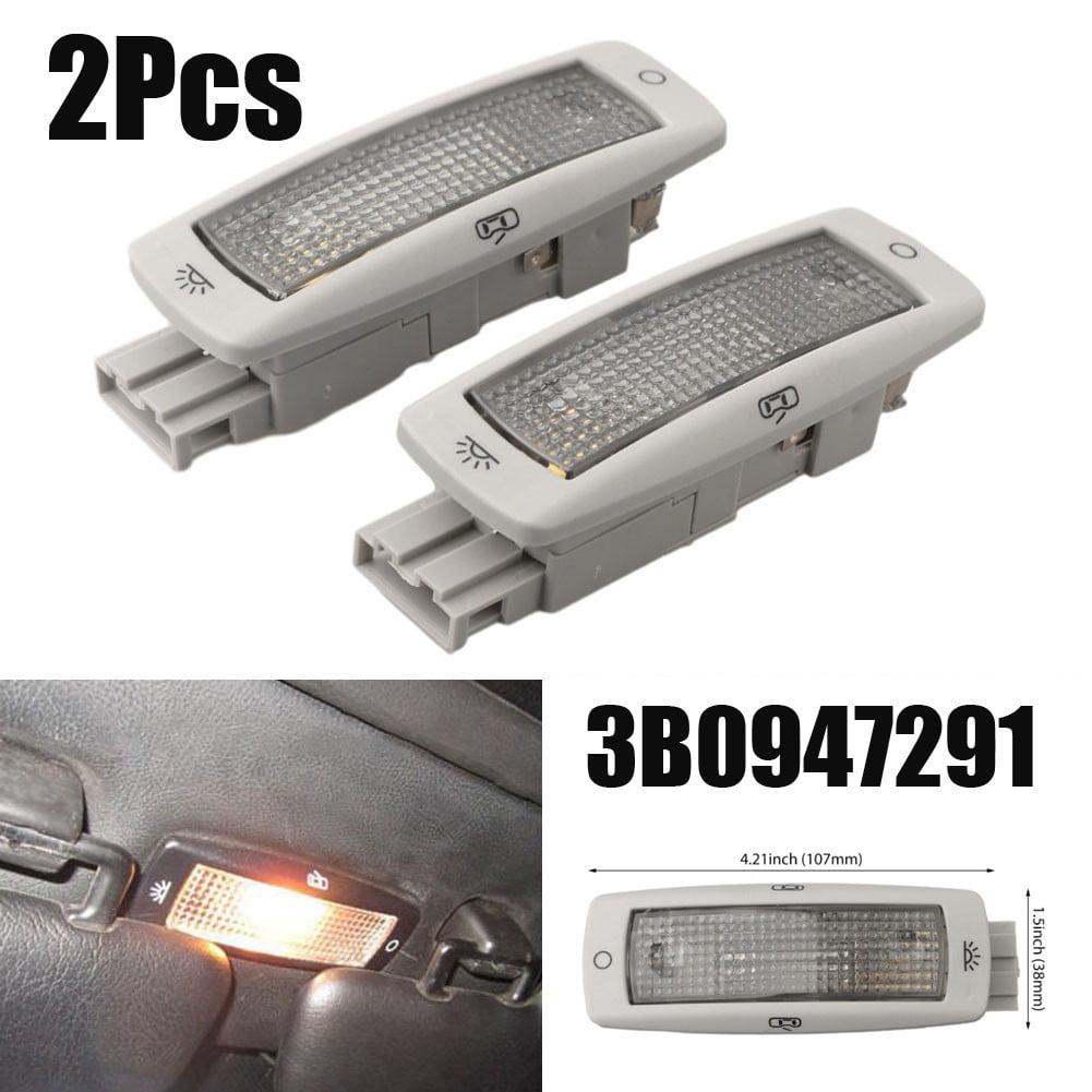 Fule 2Pcs For Golf For Skoda 3B0947291 Car Interior Dome Light Indoor ...