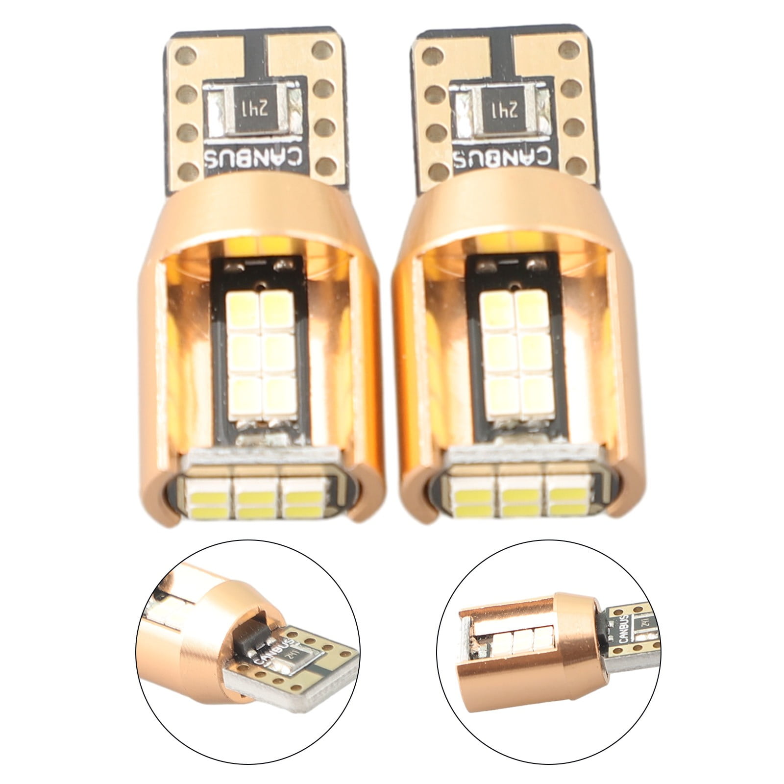 Fule 2pcs Reading Lights T10 18smd 2016 LED License Plate Light Dome ...