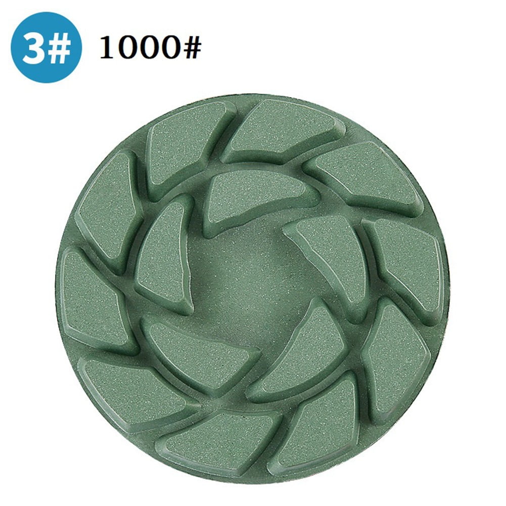 Fule 4 inch 100mm Dry/wet Diamond 3 Step Polishing Pads for Granite ...