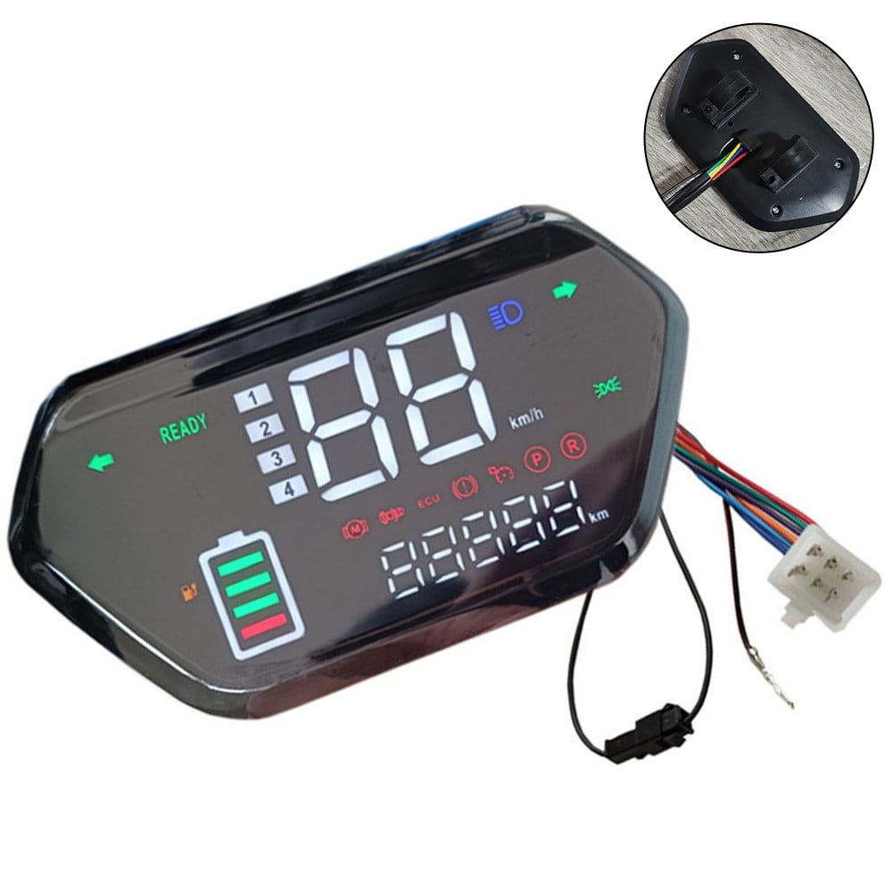 Fule 48V 60V 72V LCD Display Meter Control Panel for EBike Electric ...