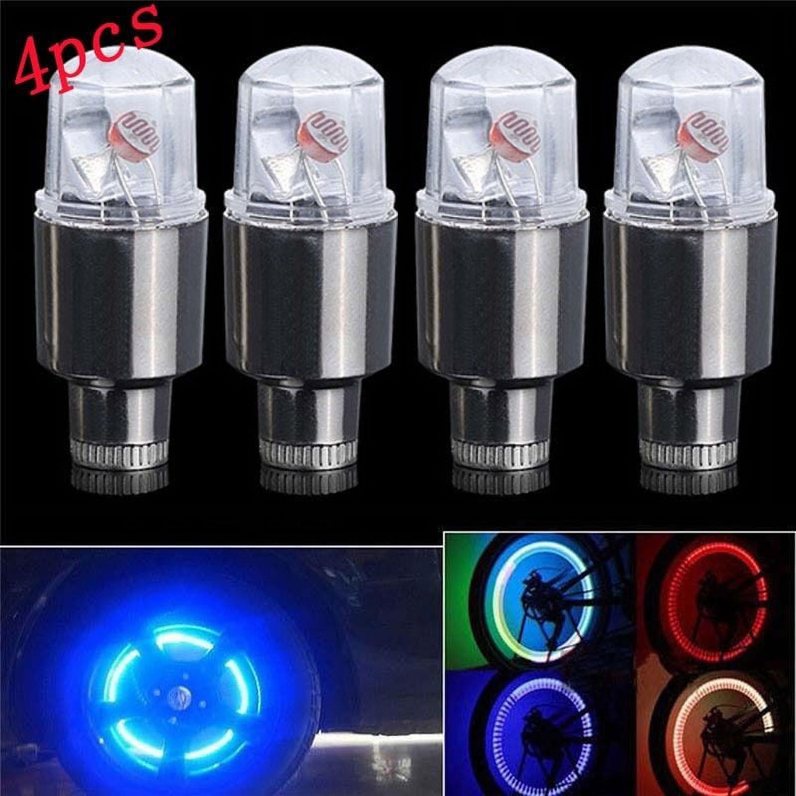 Fule 4set Bike Wheel Tire RGB Led Light Colorful Equipment Valve Lamp ...
