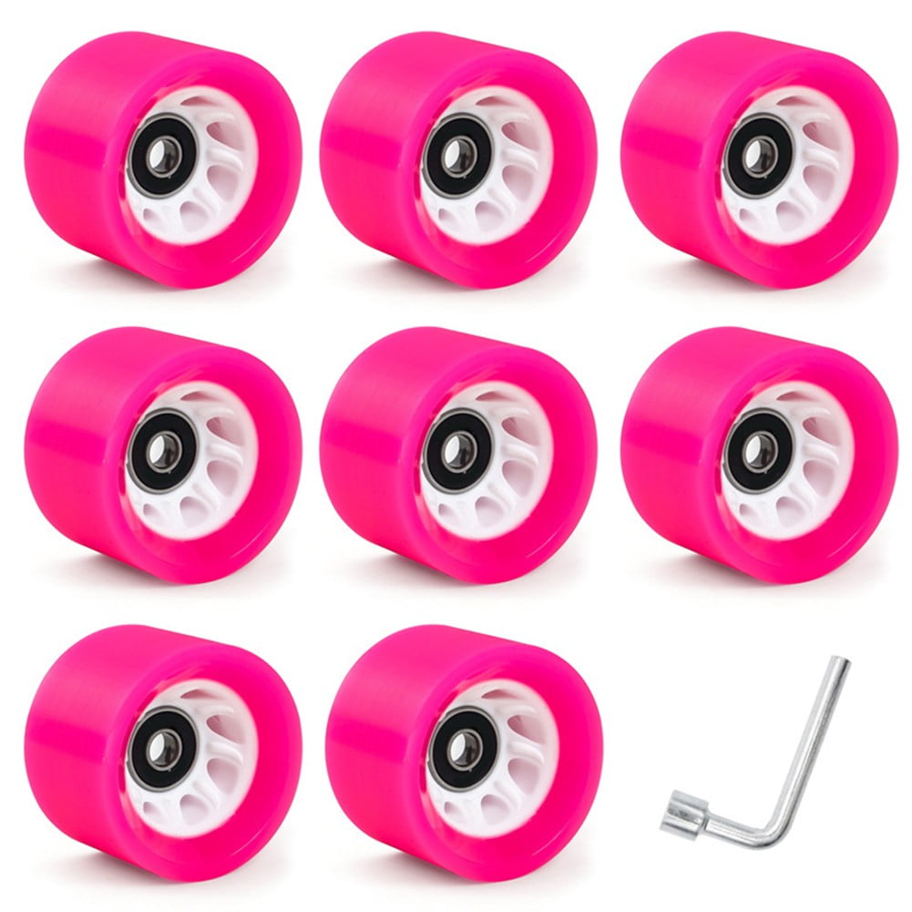Fule 8pcs Roller Skate Wheels 58*39/32mm For Double-Row Roller Skates ...