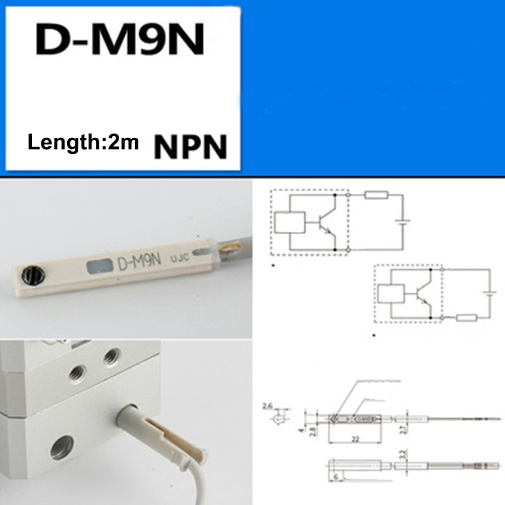 Fule Air Pneumatic Cylinder Magnetic Reed Switch Sensor CS1-S G U CS1-M ...